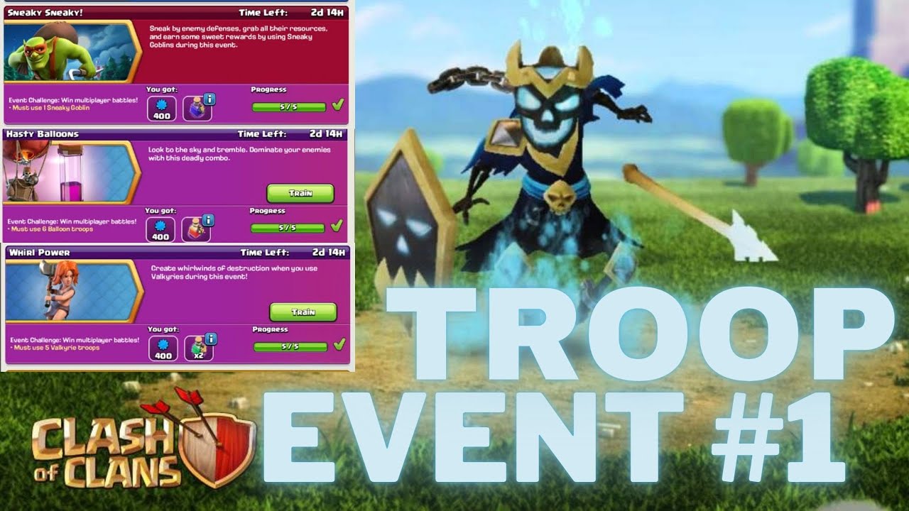 Clash of Clans Troop Event #1: October Showdown! - YouTube
