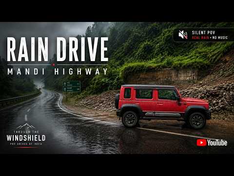 No Music. Just Rain. Just the Road. | Manali Highway 4K Silent POV | UNCUT