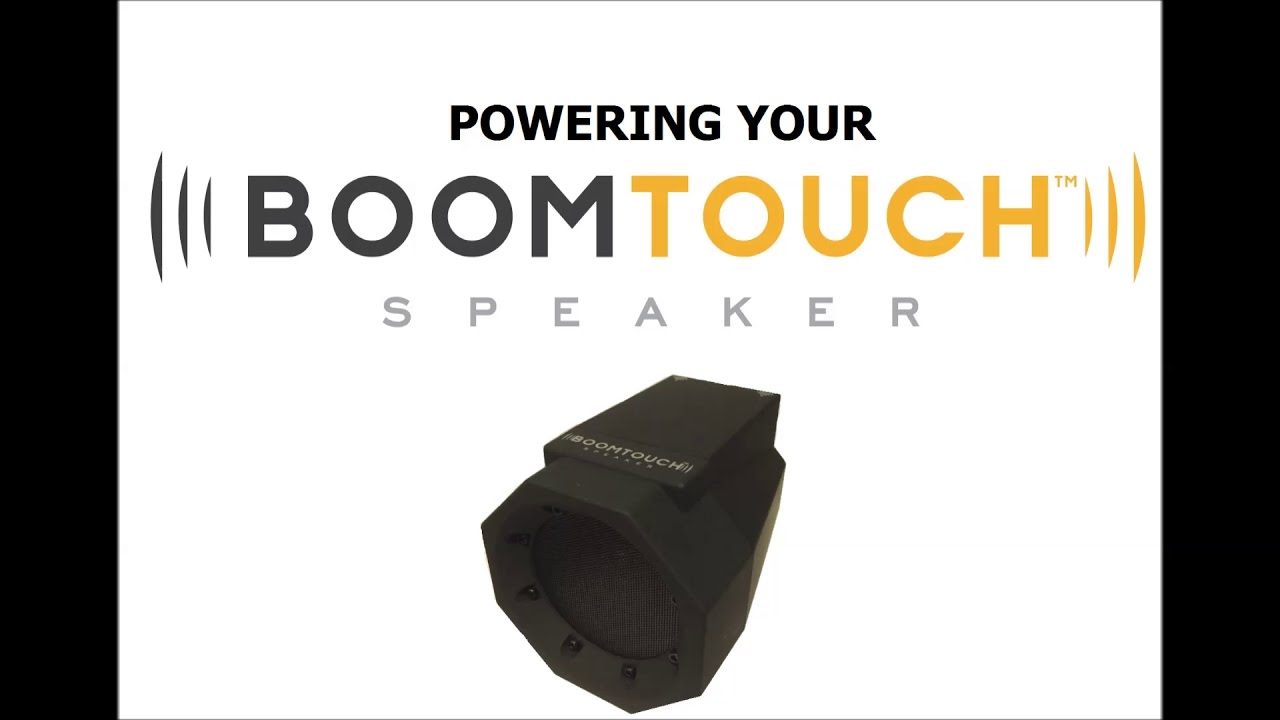 BoomTouch Wireless Speaker - How to Power Up and Tips - YouTube