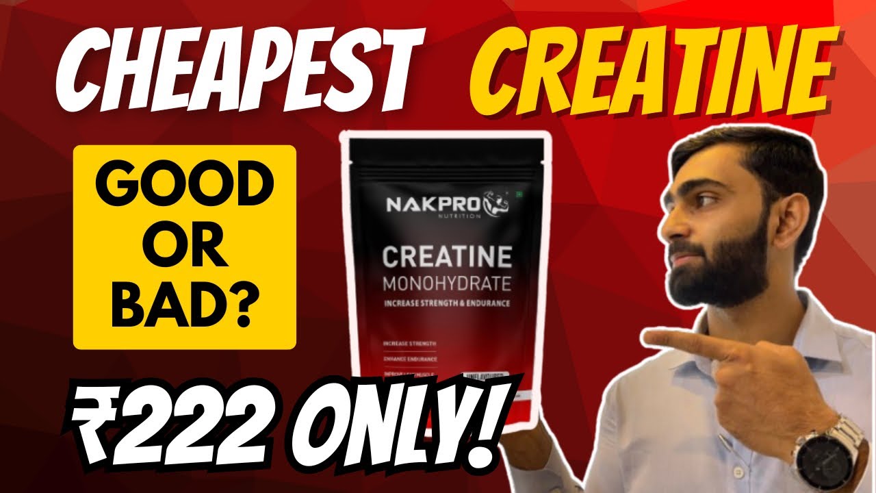 Nakpro Creatine Detailed Review || Cheap & Best Creatine Monohydrate ...