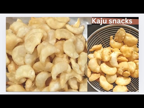 crispy &Tasty Kaju Snacks కొంచెం డిఫరెంట్ గా టీ టైం లో ఇలాంటి స్నాక్స్ ...