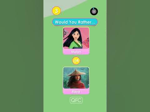 Would You Rather - Disney Princess Edition 2 #shorts - YouTube
