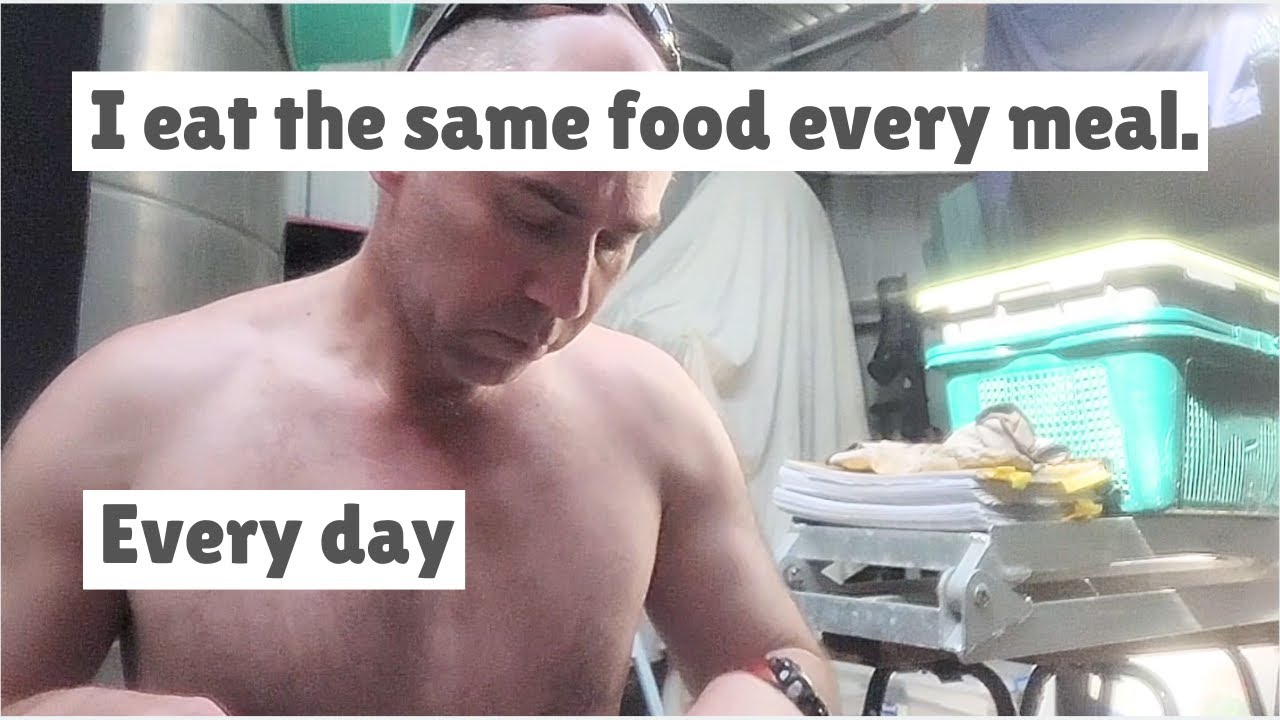 I eat the same food for every meal - every day. - YouTube