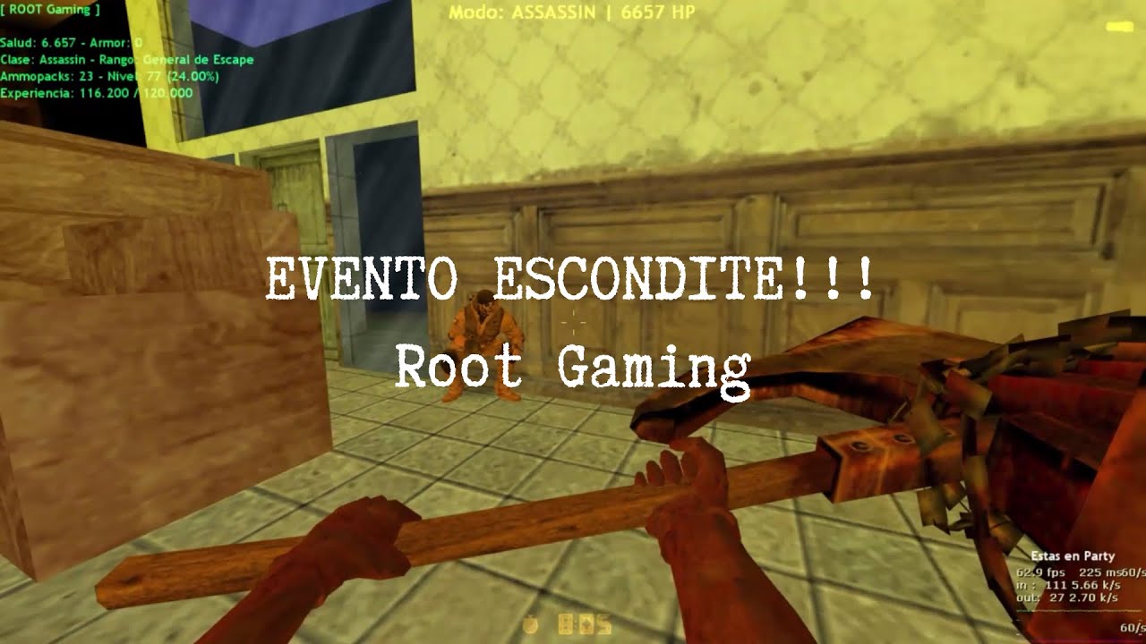 EVENTO ESCONDITE!! | Root Gaming | Counter-Strike Zombie Escape - YouTube