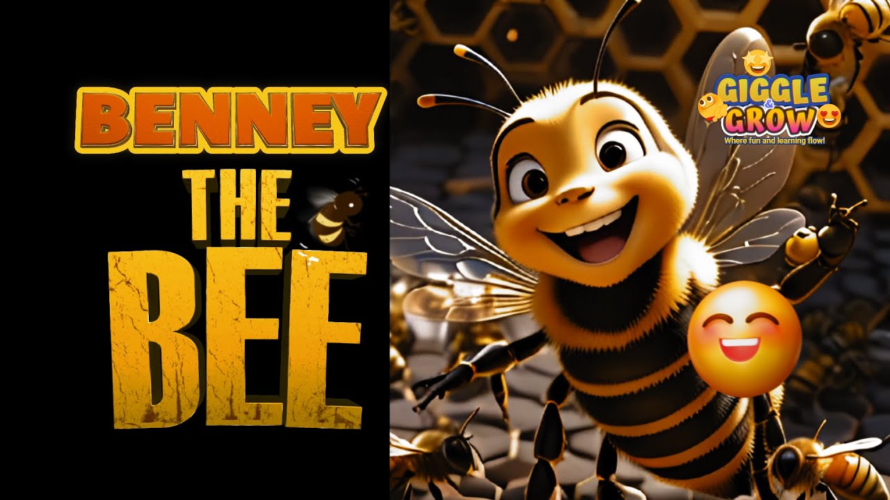 🐝 Benny the Bee Song | Fun & Educational Kids Music | Learn & Grow ...