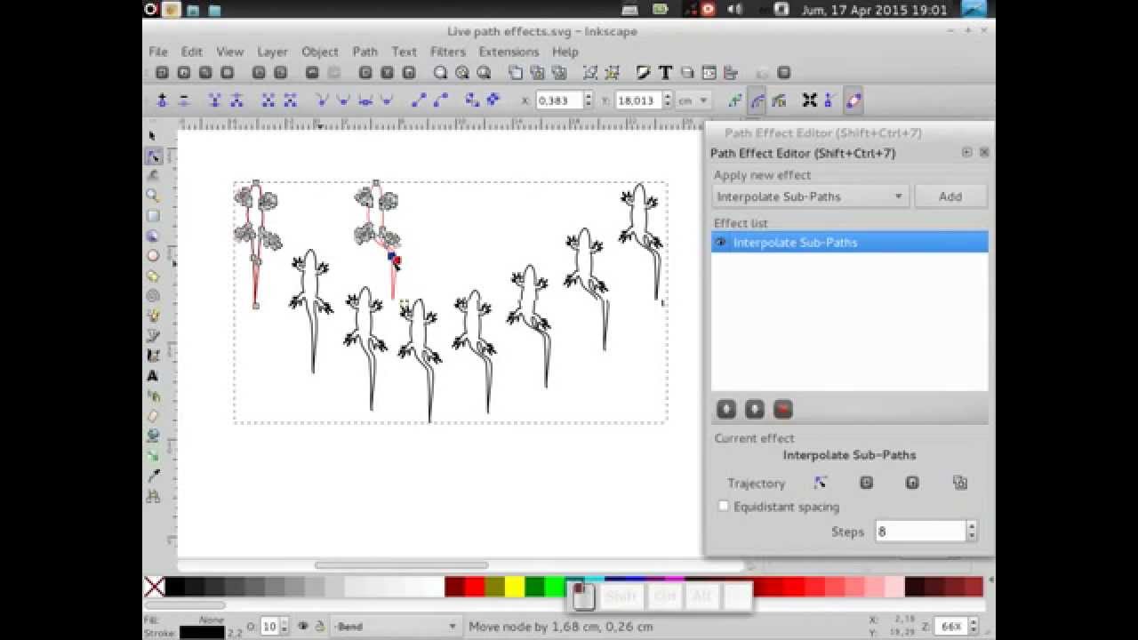 Lpe Interpolate Sub Path Youtube