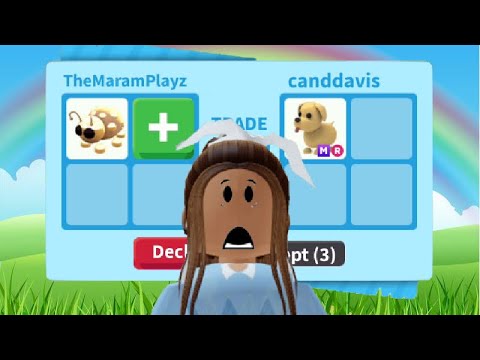 TRADING GOLDEN LADYBUG 🐞!! | ROBLOX ADOPT ME - YouTube