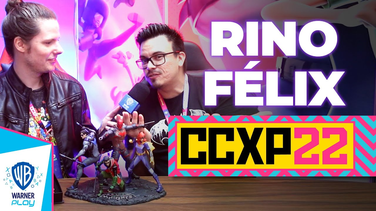 Entrevista com Rino Felix no stand do Warner Play na CCXP 2022 - YouTube