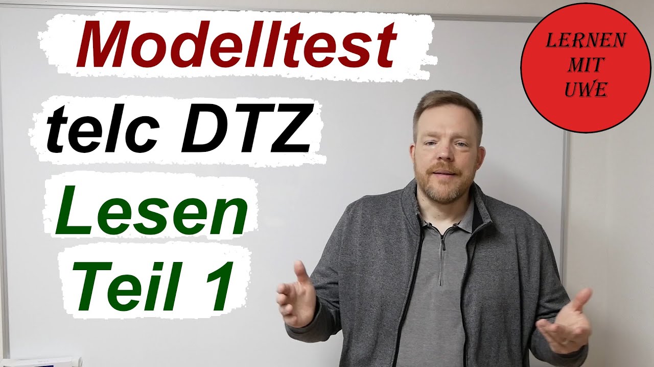 telc Deutsch-Test für Zuwanderer (DTZ) 01 – Übungsmaterial und Lesen ...