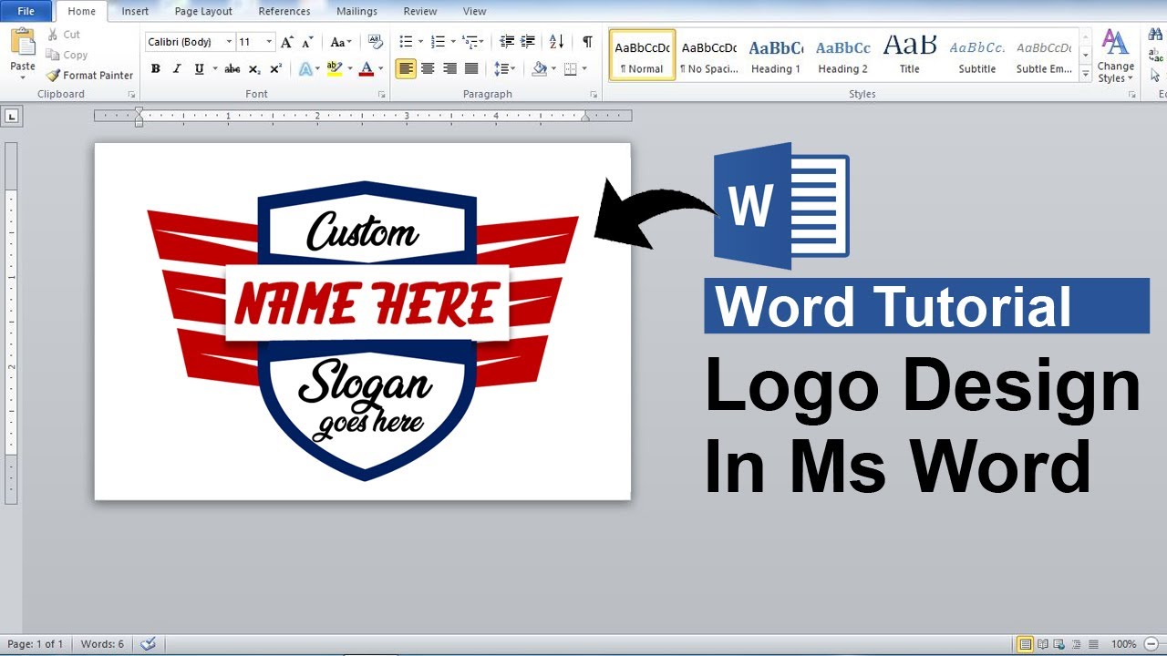 How To Design Logo In Ms Word YouTube How To Design Logo In Ms Word YouTube