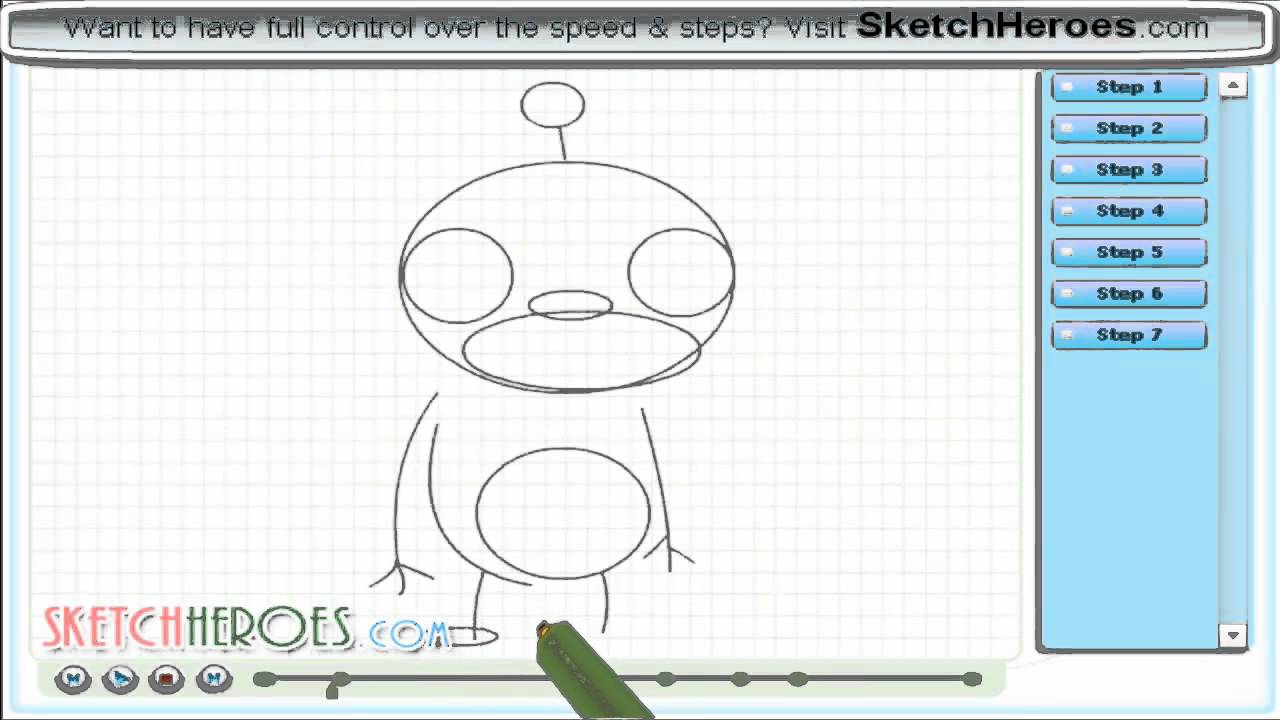 How To Draw Lord Nibbler Futurama Drawing Tutorial Video Youtube