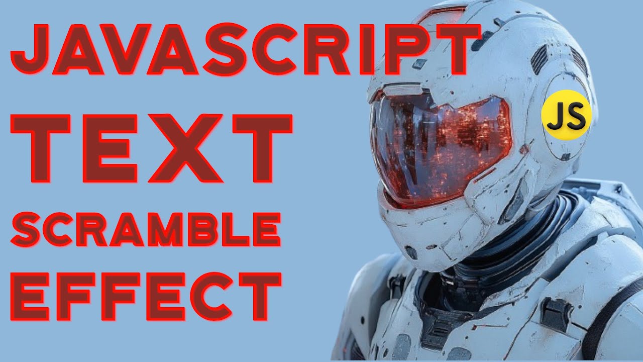 Create An Amazing Text Scramble Effect With Pure Javascript Beginner Friendly Tutorial Youtube 9184