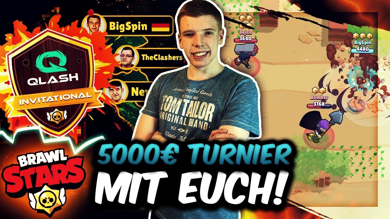 5000€ TURNIER - IHR KÖNNT MITMACHEN! | Qlash Brawl Stars Invitational ...