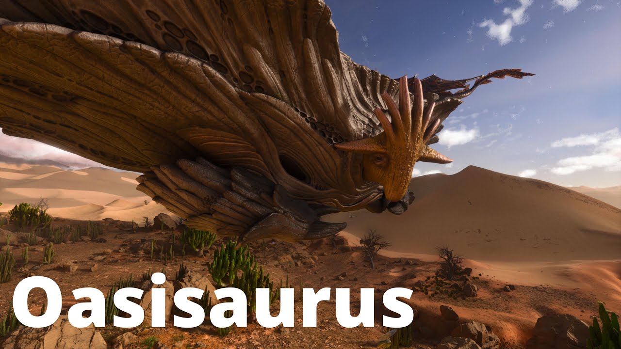 Jak ochočit Oasisaurus ( Oasisaurus taming ) - Ark Survival Ascended ...