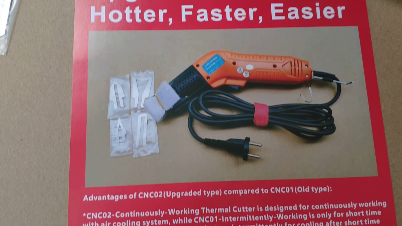 heating cutter, thermal cutter CNC02 - YouTube