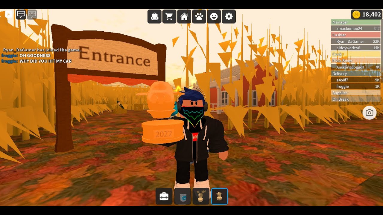How to get the 2022 CORN MAZE TROPHY in WORK AT A PIZZA PLACE! - Roblox ...