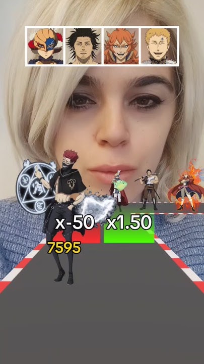 Black Clover Battle V1 #clover #blackclover#dragonball #animegames# ...