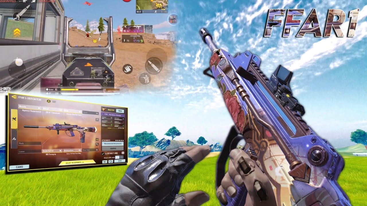 FFAR1 is back with 0 Recoil | Latest FFAR 1 Gunsmith in CODM BR - YouTube