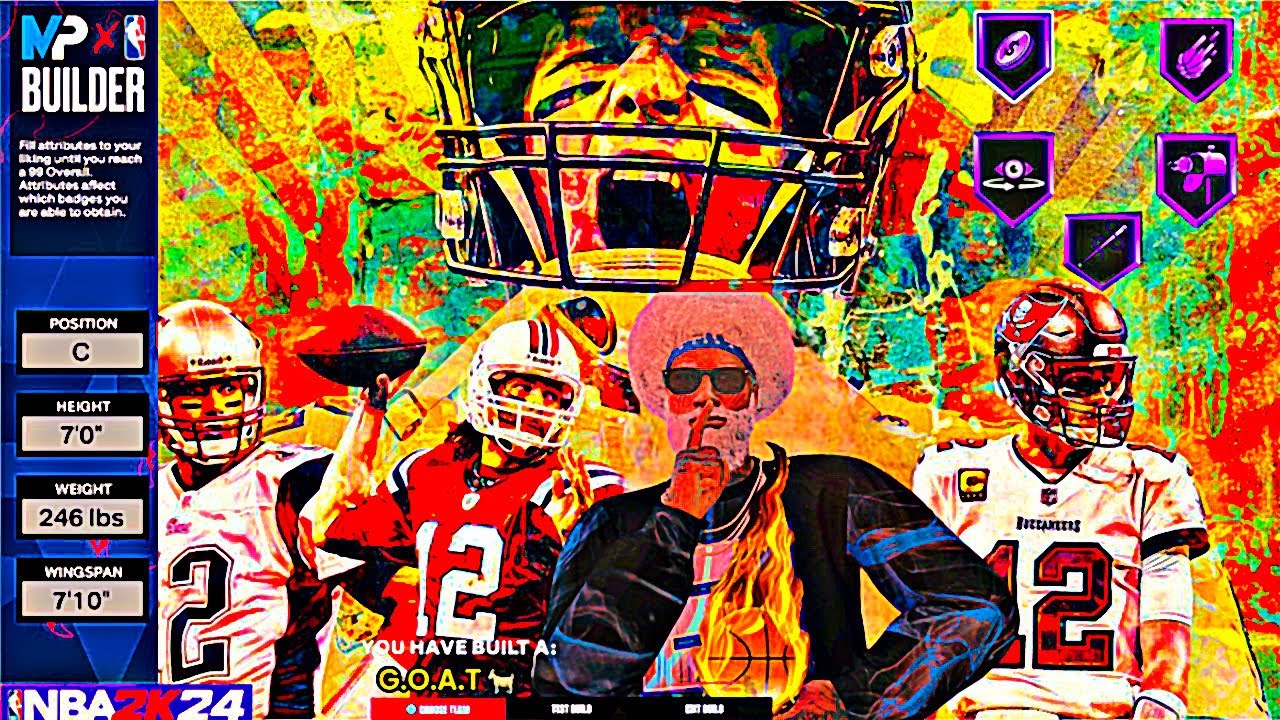 Best Inside Center Build! Tom Brady Like Dots! High iQ! HOF Reb! HOF ...