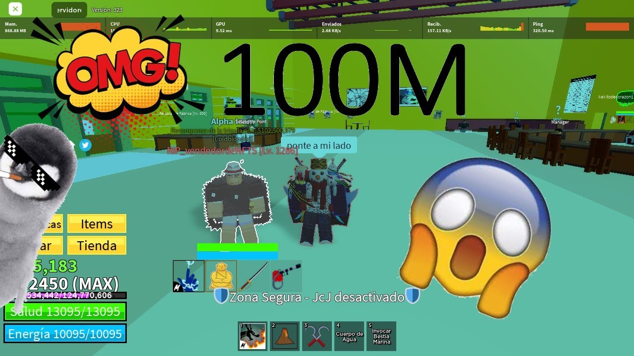 Mi Clan llego a 100M ROBLOX - BLOX FRUIT - YouTube