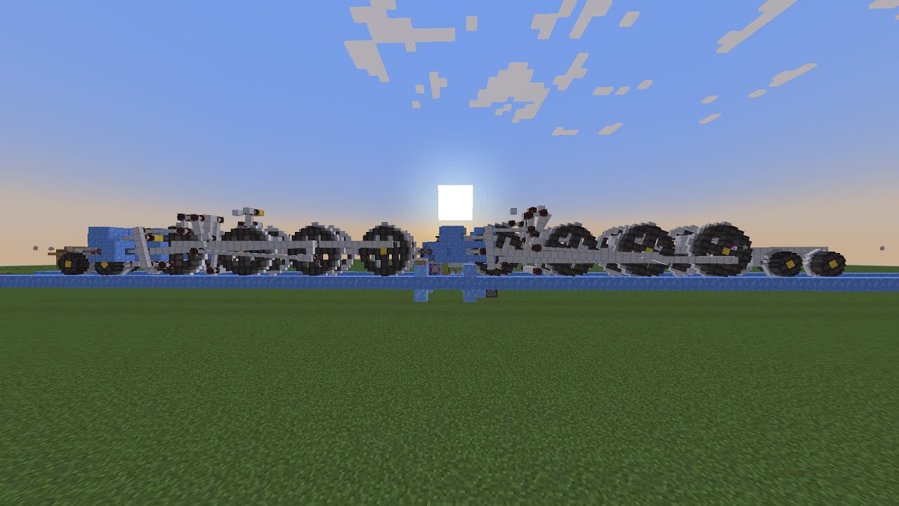 4-8-8-4 Locomotive Engine With Baker Valve gear | Minecraft: VS2 x ...