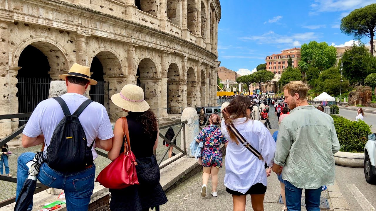 ROME 🇮🇹 Italy Walking Tour [4k] - May 2023 - YouTube
