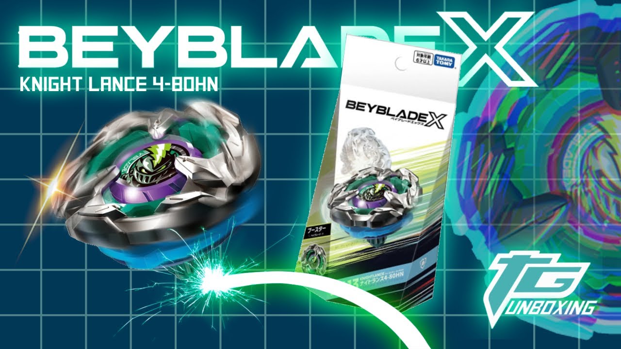 Beyblade X Knight Lance 4-80HN (Unboxing & Review) Booster BX-13 (MUST ...