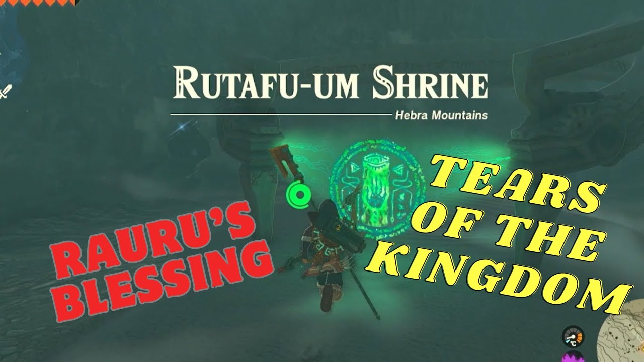 RUTAFU-UM SHRINE// RAURU'S BLESSING //TEARS OF THE KINGDOM TUTORIAL ...