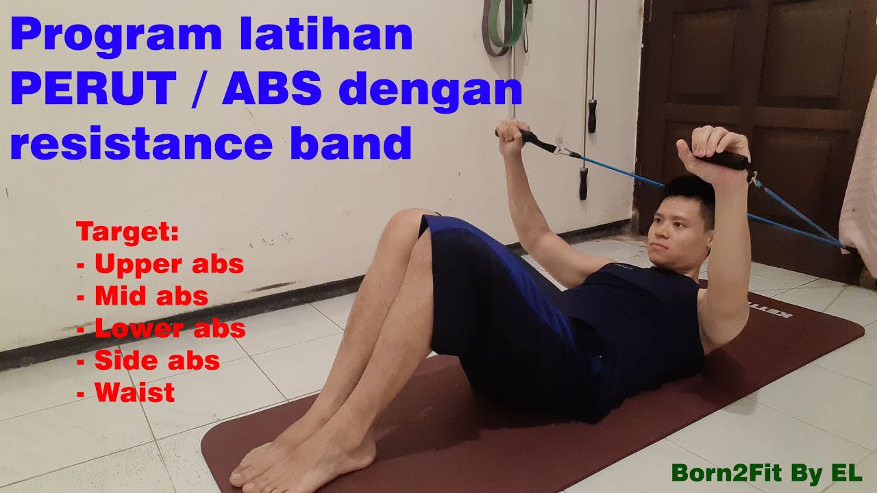 Contoh Program Latihan Perut / Abs dengan Resistance Band - Resistance ...