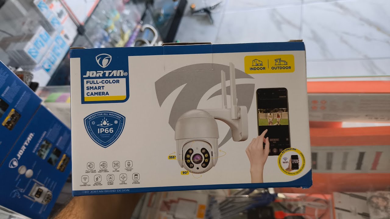 COMO INSTALAR E CONFIGURAR A CÂMERA JORTAN 360 º GRAUS - YouTube