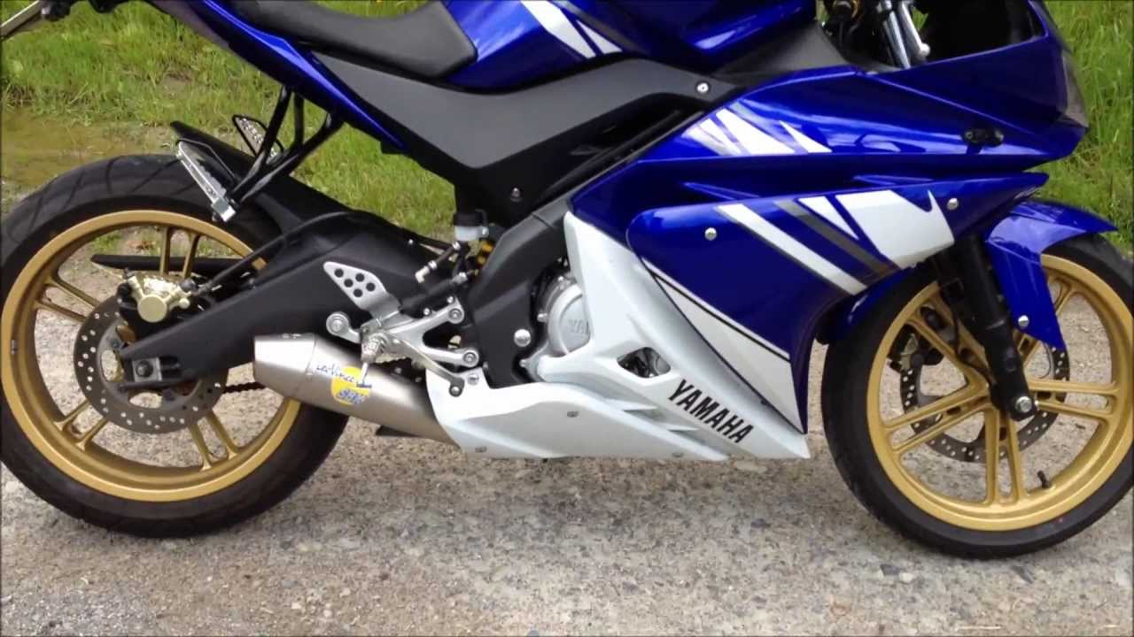meine yamaha yzf r125 - YouTube