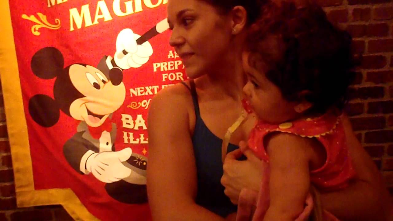 Sophias First Time Meeting Mickey Mouse Youtube