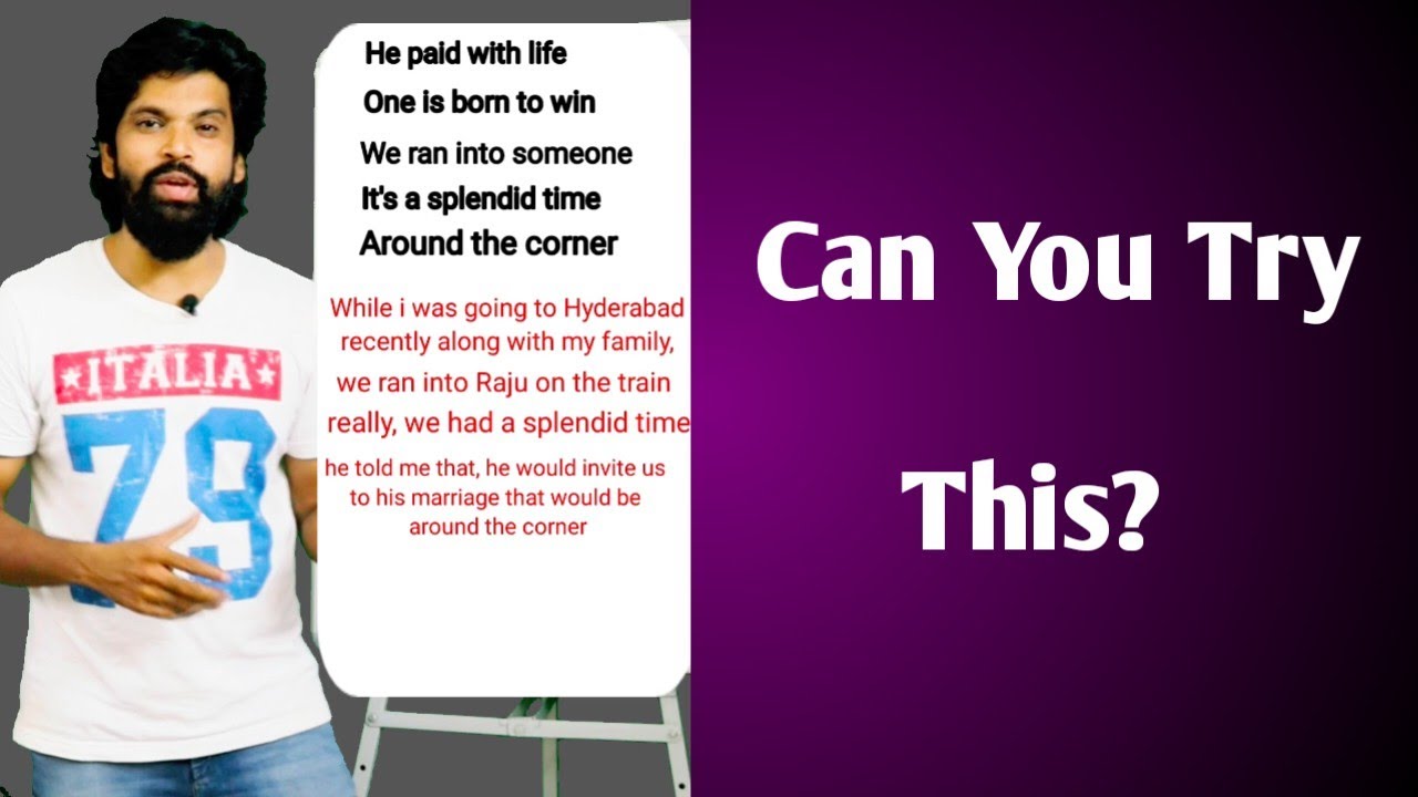 Can You Try This? - YouTube