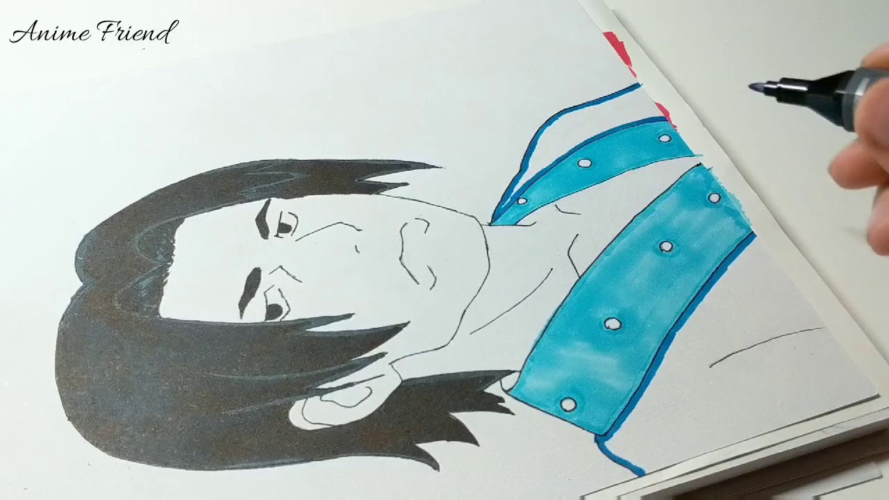 Speed Drawing/Fugaku Uchiha - YouTube