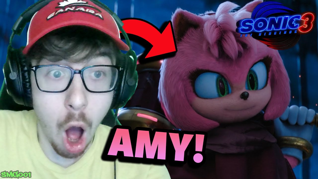 AMY ROSE (& METAL SONIC) REACTION! (SONIC 3 MID-CREDITS SCENE) - YouTube