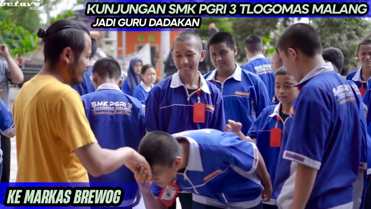 DI DATANGI SMK PGRI 3 TLOGOMAS MALANG UNTUK STUDI BANDING AUDIO KE MARKAS BREWOG - YouTube