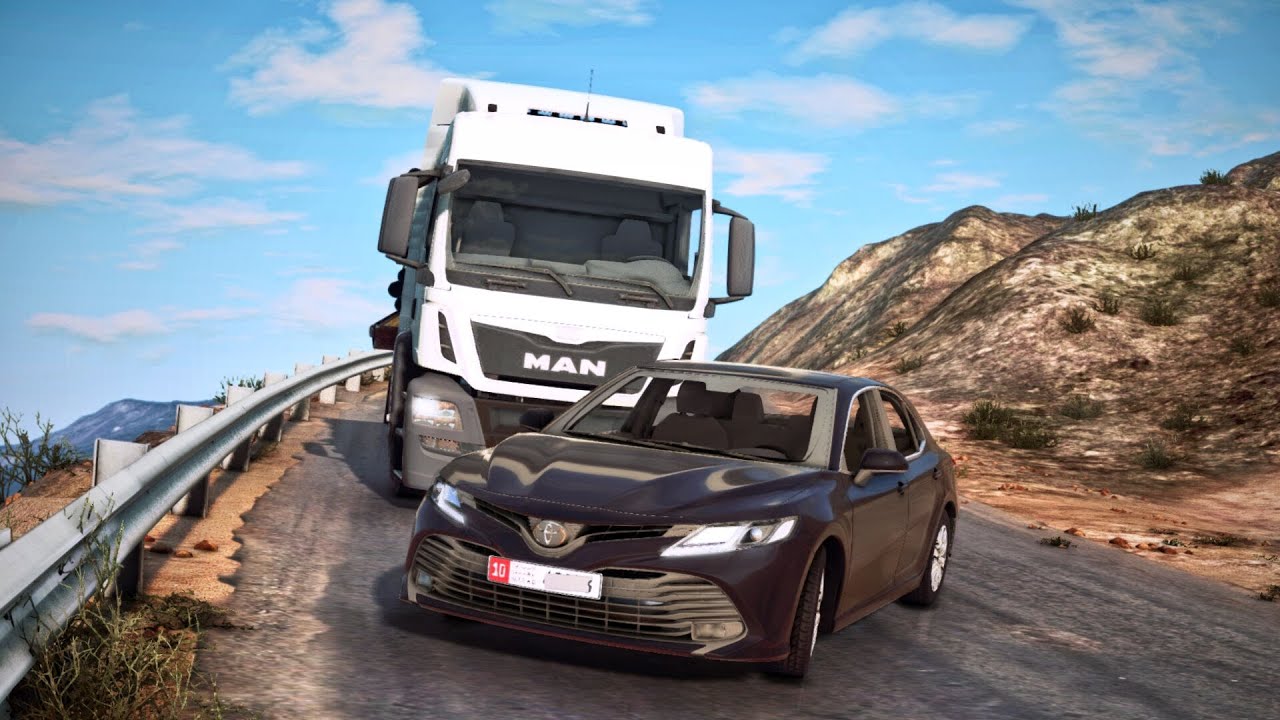 BeamNG Drive - Realistic Intersection Crashes 🔥 - YouTube