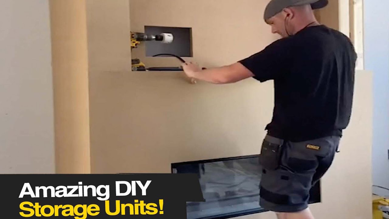 Building Awesome DIY Storage Units! (Amazing DIY Ideas) - YouTube