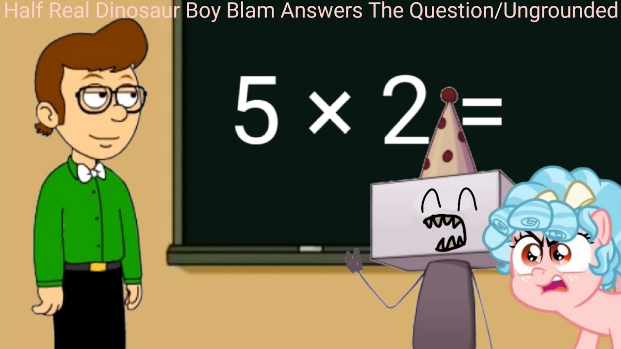 Half Real Dinosaur Boy Blam Answers The Question/Ungrounded - YouTube