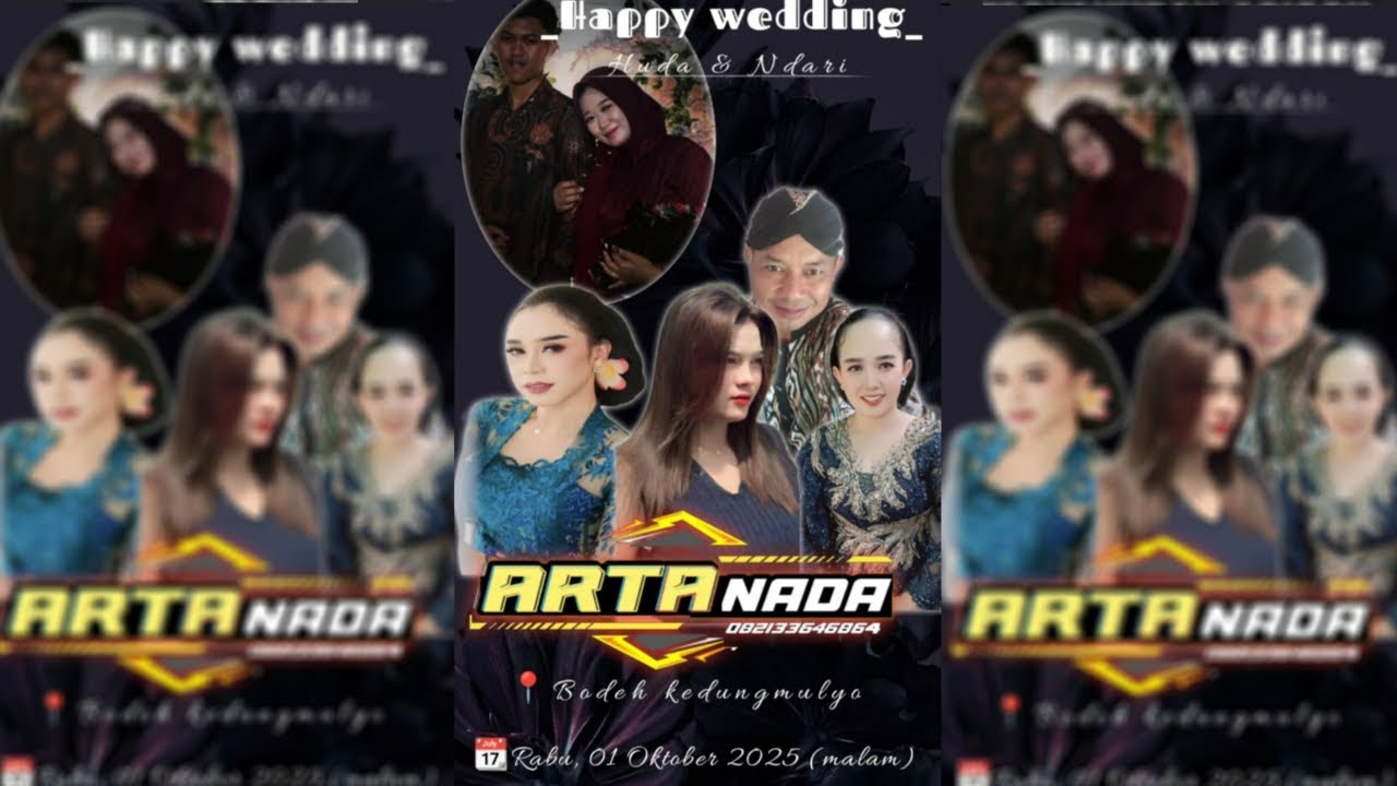 LIVE ARTA NADA MUSIC :: WEDDING ADHANI & AHMAD :: ARTOMORO HD :: BODEH ...