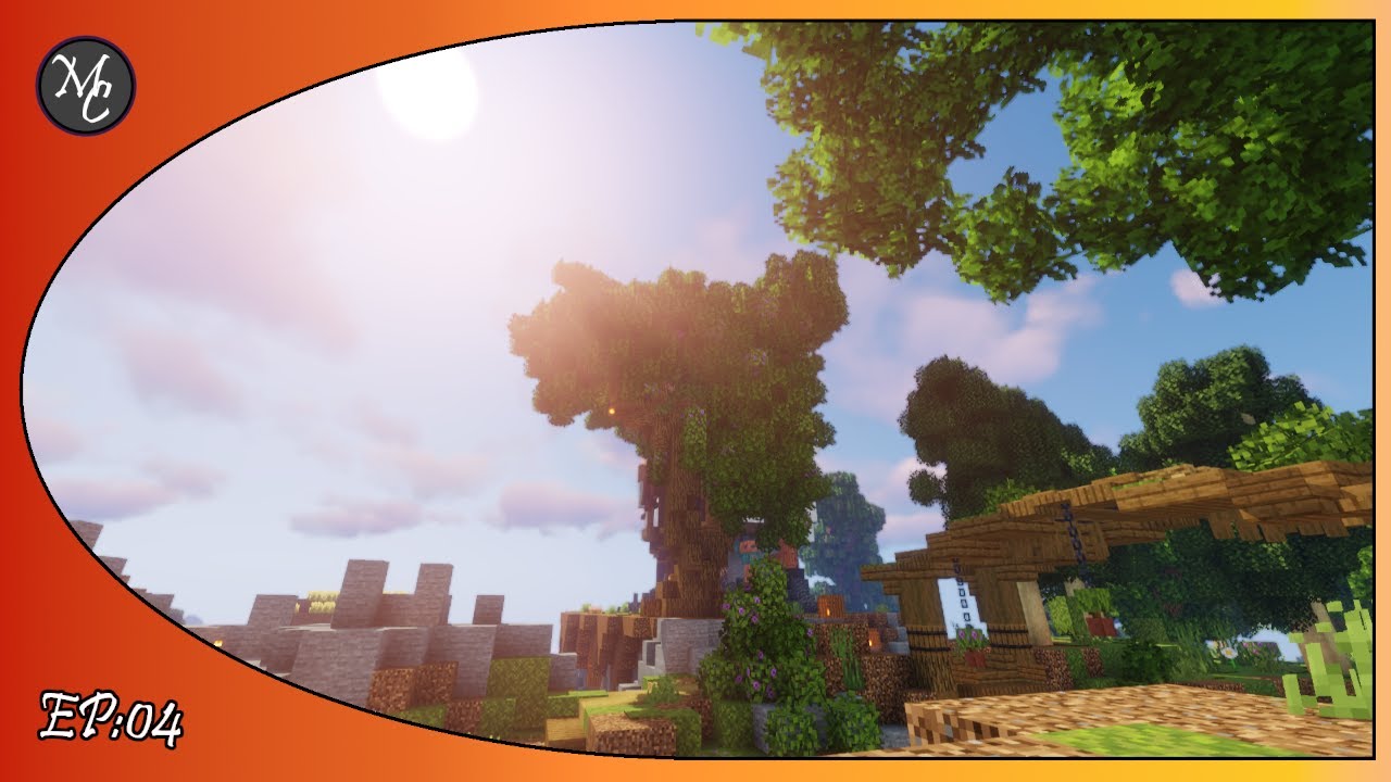 ¦ Daybound S1 - Episode 04 - Building A custom Azalea Tree Minecraft 1. ...