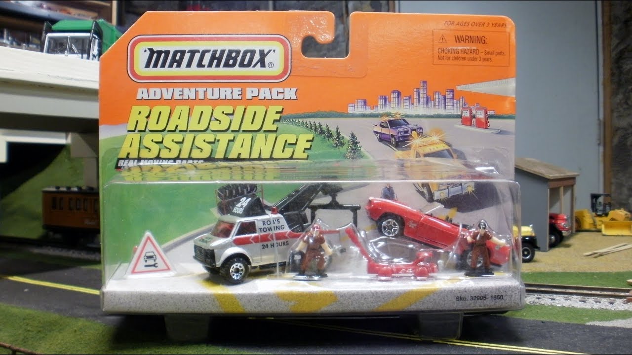 Matchbox Adventure Pack - Roadside Assistance Retro Review - YouTube