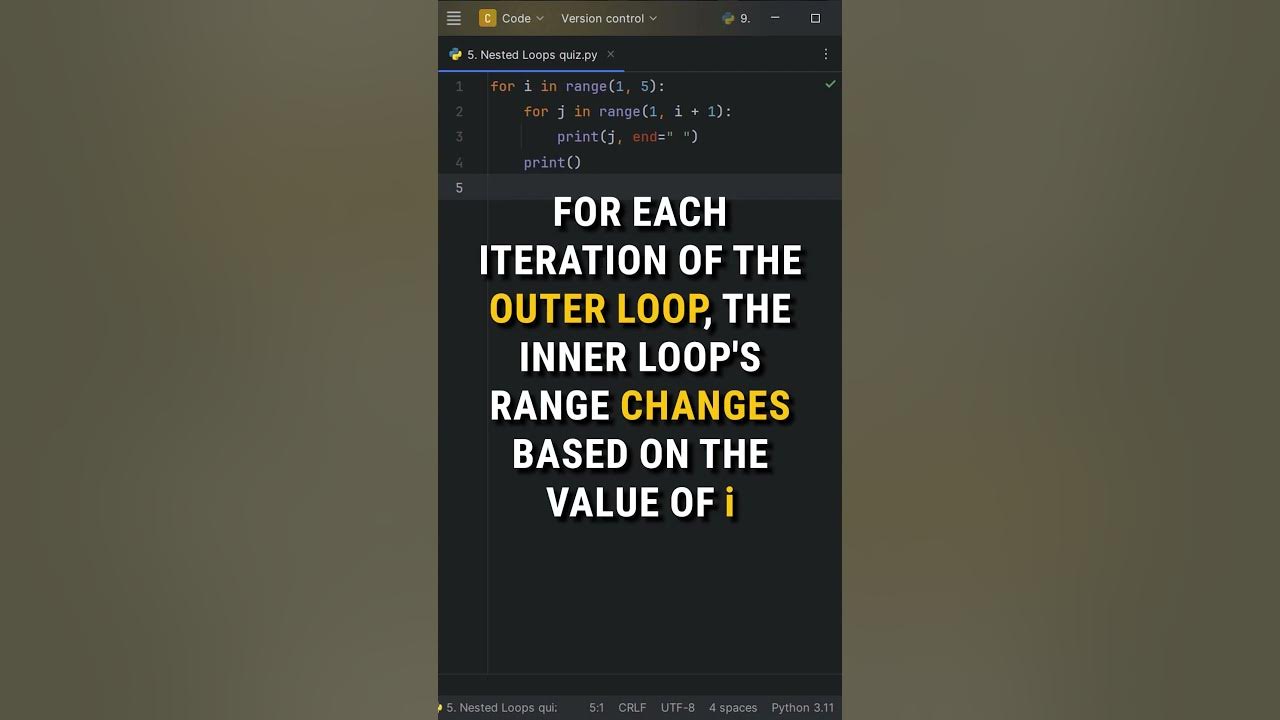 Nested For Loops Quiz Youtube