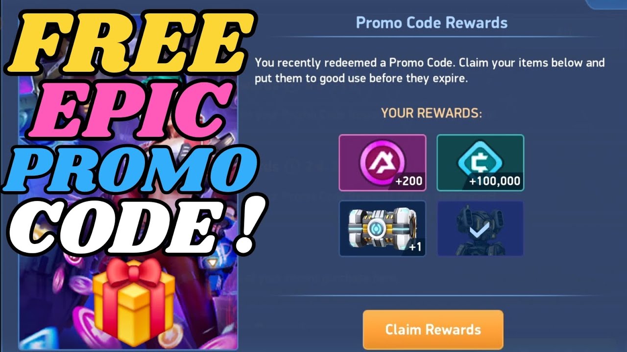 New EPIC Mech Arena Promo Code! 🎁 - YouTube