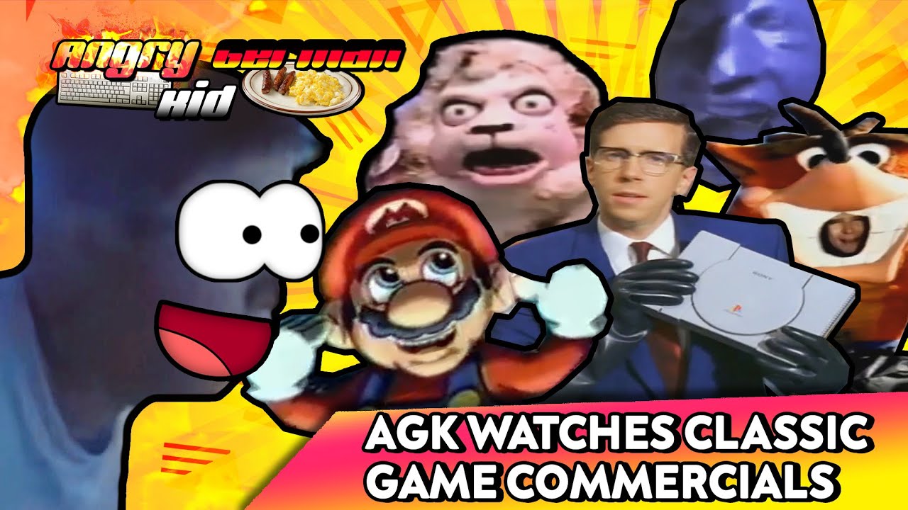 AGK VX-2 Episode #100: AGK Watches Classic Nostalgic Game Commercials ...