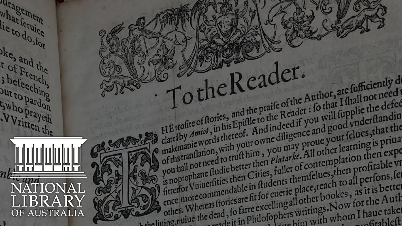 Shakespeare the Reader: An Illustrated Lecture with ANU and Bell ...