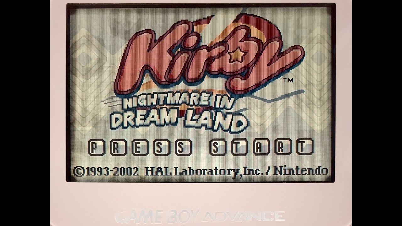 【GBA】Kirby: Nightmare in Dreamland | 星のカービィ 夢の泉デラックス ~Intro/Title ...