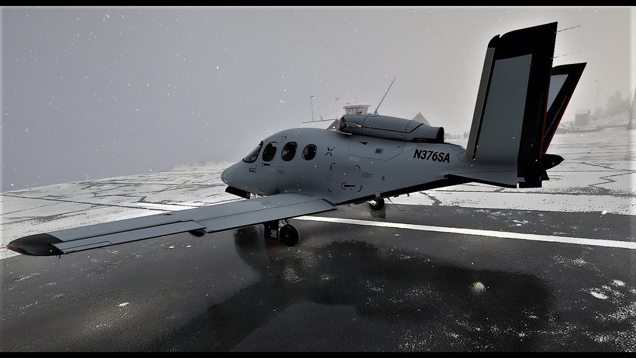 Courchevel Altiport MFS2020 | SF-50 Vision Jet G2 - YouTube