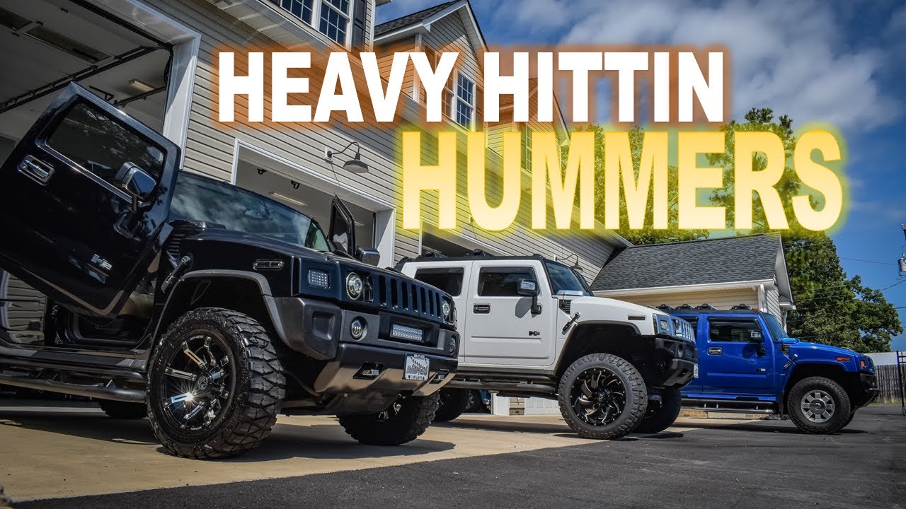 HEAVY HITTIN H2 HUMMERS SUT and SUV | LIFTED, LEVELED AND LAMBO DOORS ...