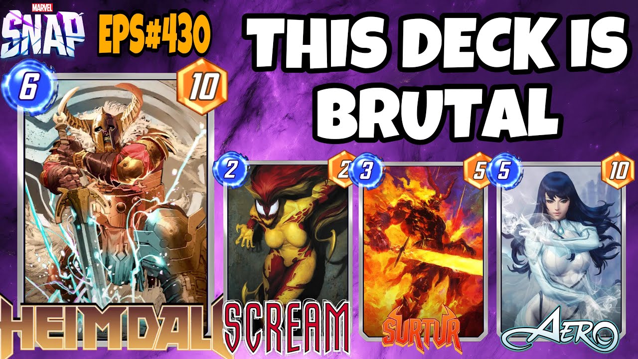 Big and Move with This Scream Surtur Deck| Marvel Snap Replay Episode ...